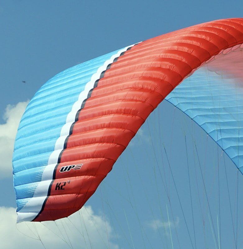 Up paraglider K2-4 EN-B 110kg-195kg tandem glider + solo